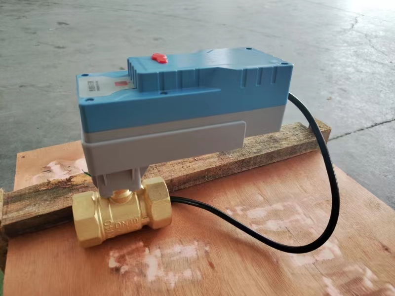 24V Modulating Electric Ball Valve For Chiller Water And FCU