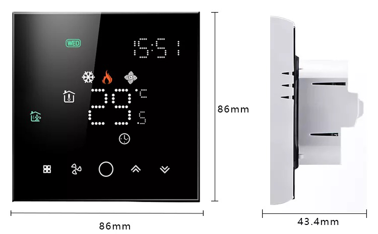 Smart Thermostat with Wi-Fi & Modbus – Dual Communication for Flexible ...