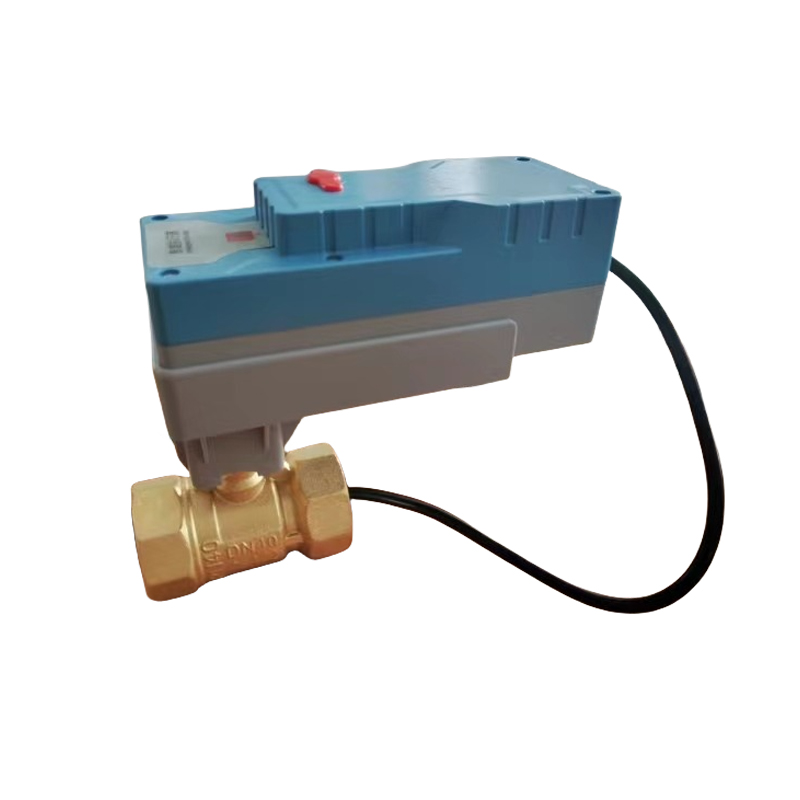 24V Modulating Electric Ball Valve For Chiller Water And FCU