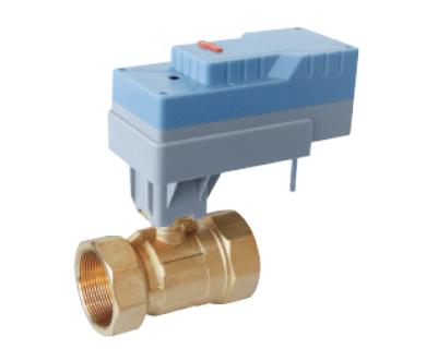 24V Modulating Electric Ball Valve For Chiller Water And FCU