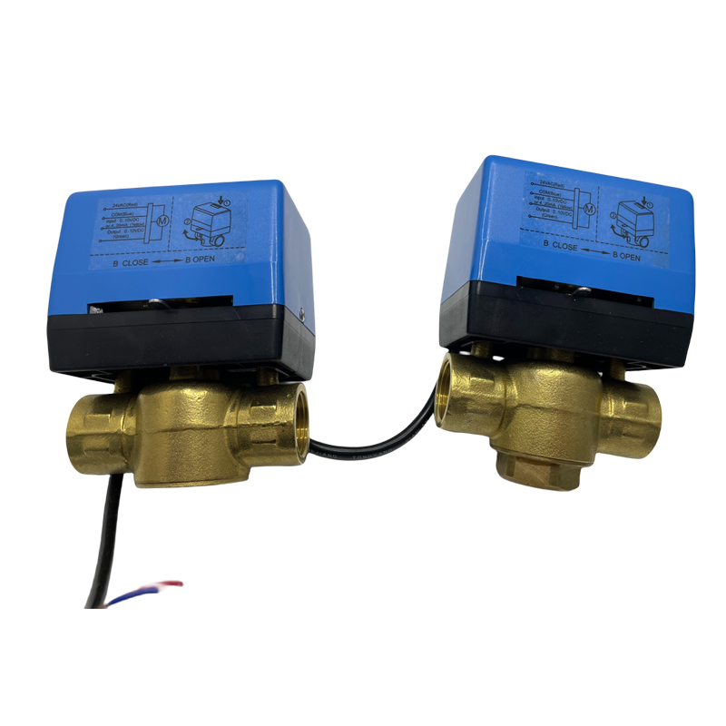 Electric 24V Modulating On/Off Valve For Chiller Water FCU