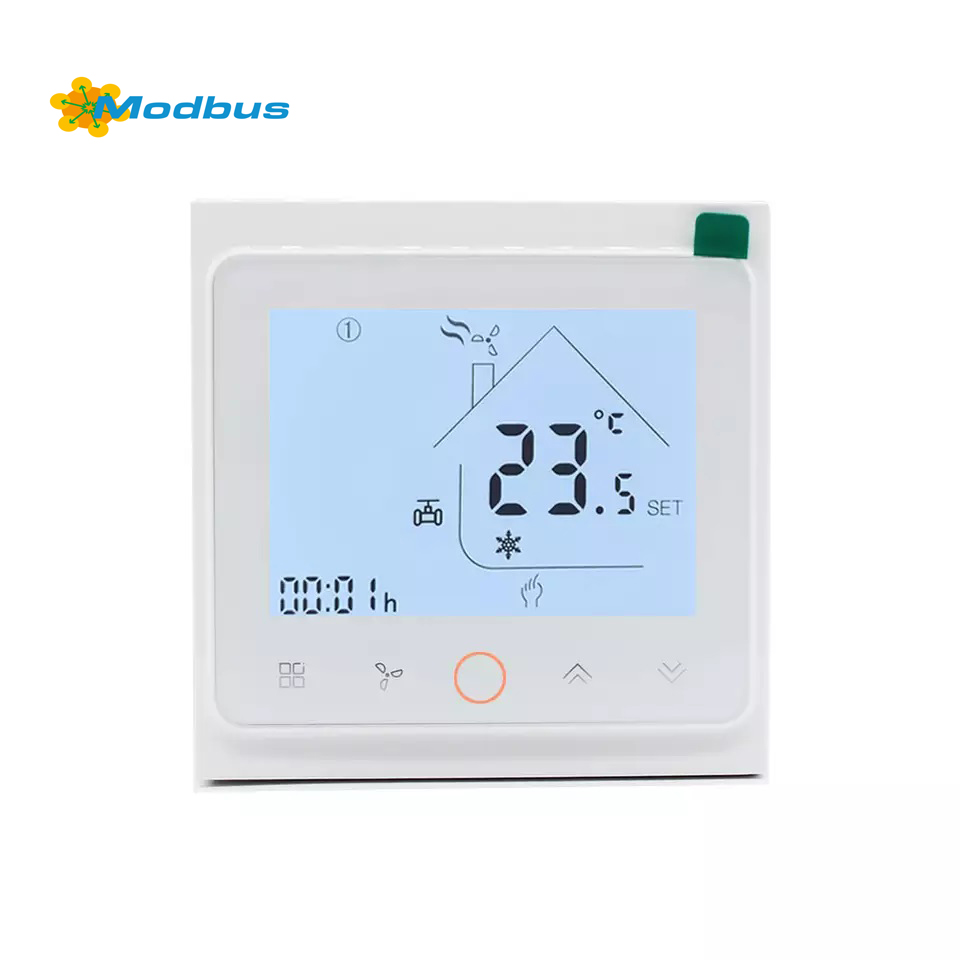 BT06-FCU-2MNE Modulating Fan Coil Thermostat with 0–10V Valve & Modbus ...